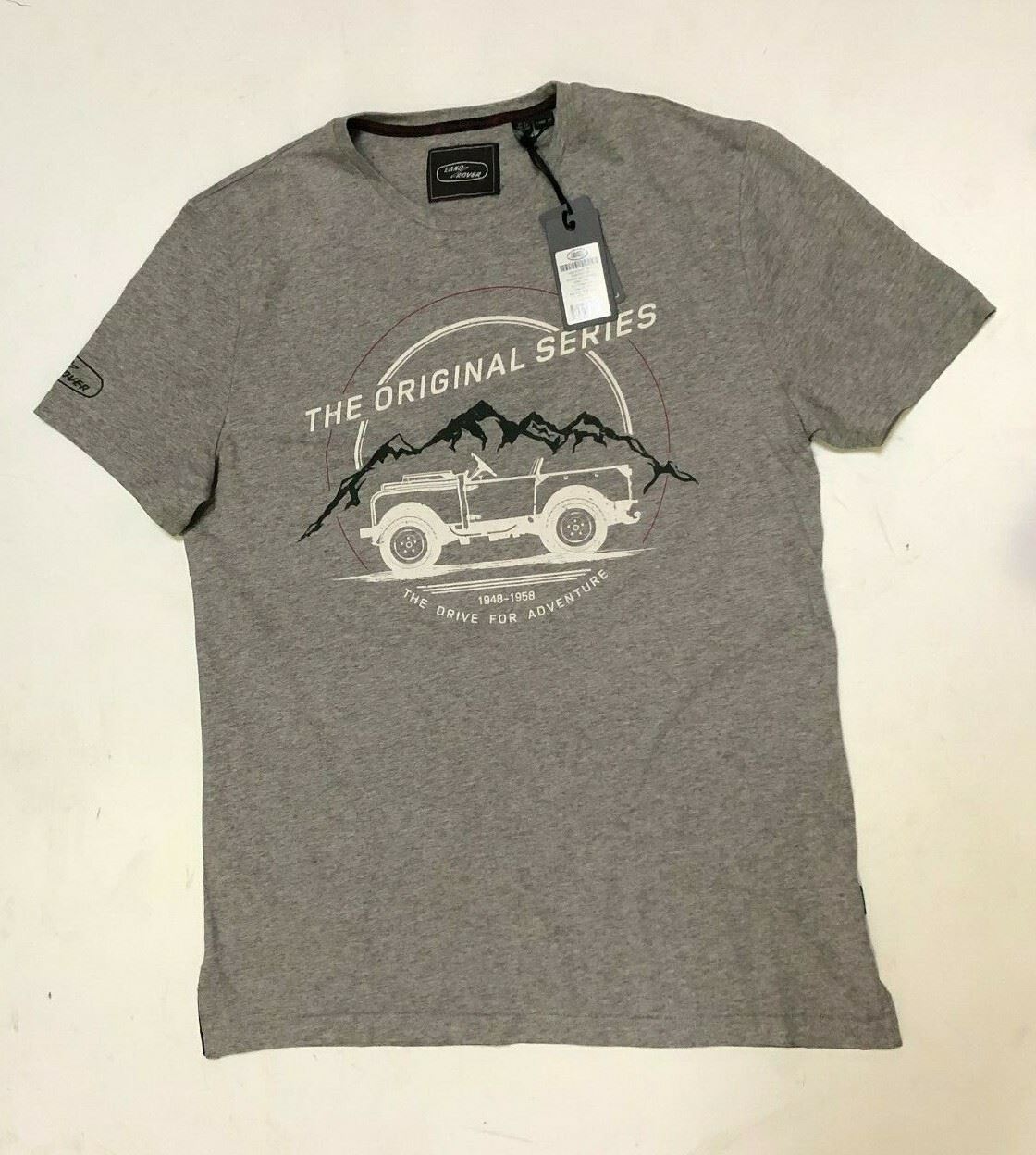Genuine Land Rover Mens's Graphic T-Shirt Grey Marl 51LFTM944GM – Adamesh